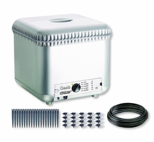 Claber 8053 Oasis 4-Programs/20 Plants Garden Automatic Drip Watering ...