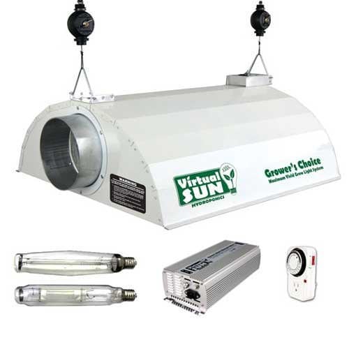 Virtual Sun VSD1000WDS 1,000-Watt Dimmable MH/HPS Digital Grow Light ...