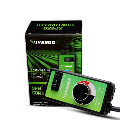 VIVOSUN Variable Fan Speed Controller, Speed Adjuster for Inline Duct ...