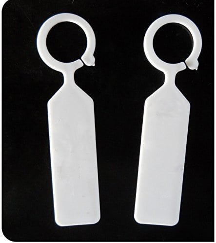 KINGLAKE 120 Pcs Colorful Thick Tree Tags Labels Plastic Plant Labels ...