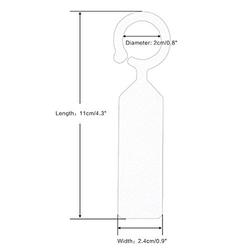 KINGLAKE 120 Pcs Colorful Thick Tree Tags Labels Plastic Plant Labels ...