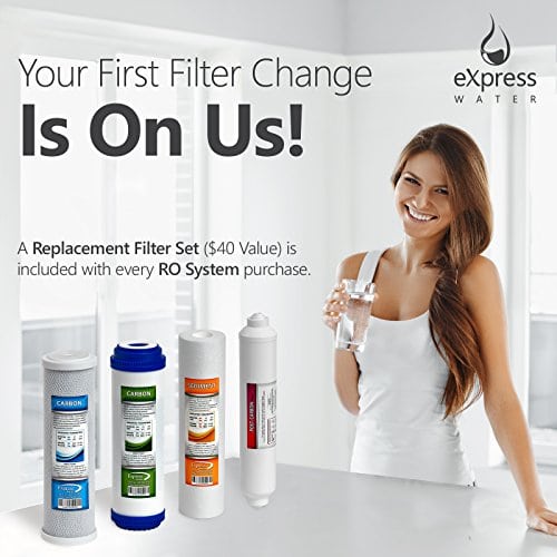 Express Water Reverse Osmosis Water Filtration System – 5 Stage RO ...